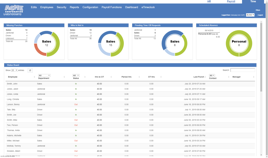 Full Featured HCM - Execupay Payroll and HR Services