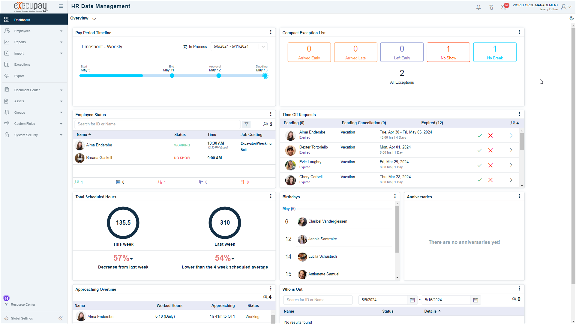 Execupay Workforce Management - Execupay Payroll and HR Services